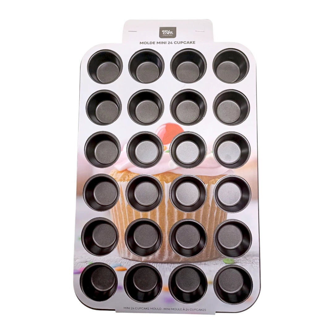 24 Mini Cupcakes and Muffins Mold Azucren | Professional Quality