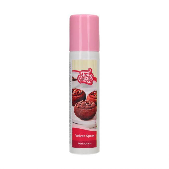 FunCakes Velvet Spray Milk Choco 100 ml - Chocolate Velvet Finish for ...